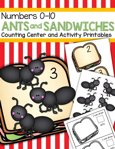 easy to make and set up counting center for preschool and kindergarten this center and