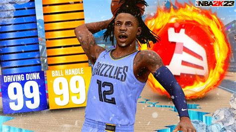 99 DRIVING DUNK 99 BALL HANDLE ISO SLASHER JA MORANT BUILD IS THE