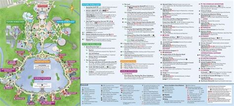 Epcot Printable Map 2023