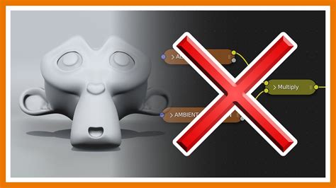 How To Correctly Use Ambient Occlusion Blender Tutorial Youtube