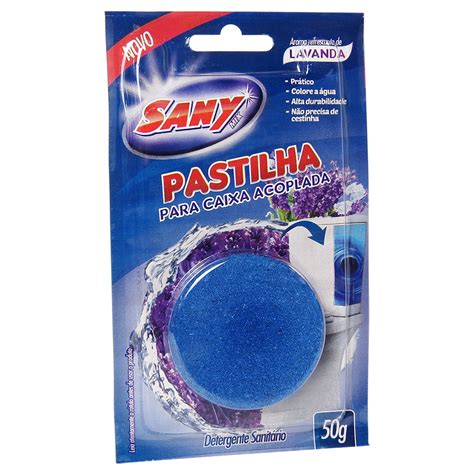 PASTILHA P CAIXA ACOPLADA LAVANDA 50G SANY 19000032 Shopee Brasil