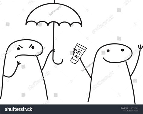 Meme Internet Flork Bad Mood On A Rainy Day Royalty Free Stock