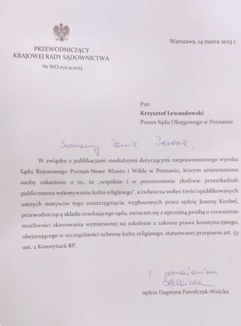 Wojciech Sadurski on Twitter Tak koleżanka pana Zbyszka Pani Dagmara