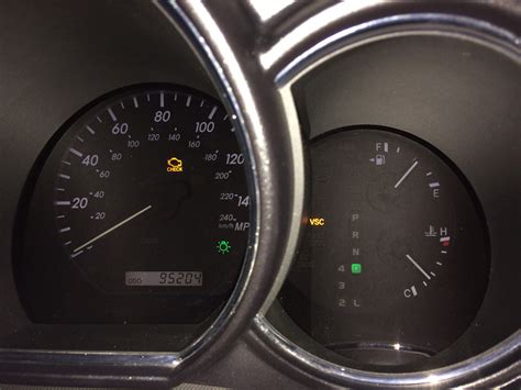 Check Engine And Vsc Light On Lexus Rx Shelly Lighting