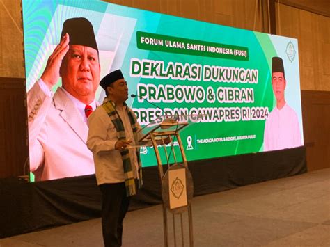 Forum Ulama Santri Indonesia FUSI Deklarasikan Dukungan Prabowo