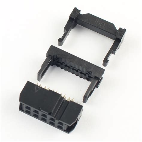 10Pcs 2 54mm Pitch 2x5 Pin 10 Pin IDC FC Female Header Socket Connector