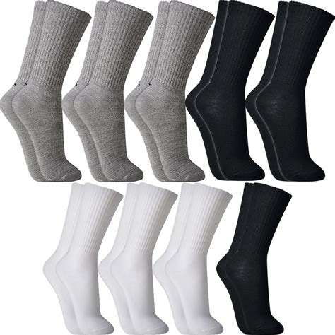 Kit 9 Pares Meias Lupo Original Cano Super Alto Longo Masculino Atacado