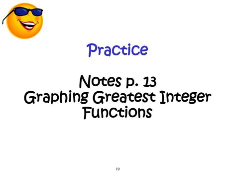 graphing step greatest integer functions ppt download