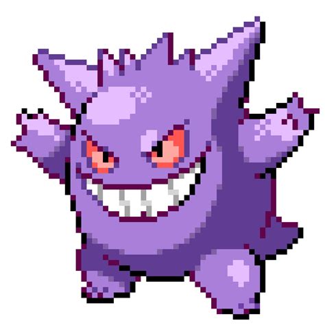 Pixilart Gengar By I Like Pokemon