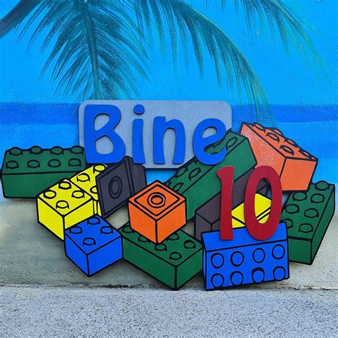 Znak Za Obletnico Lego Kocke Leseno Darilo
