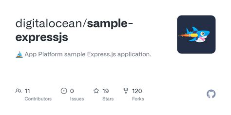 github digitalocean sample expressjs ⛵ app platform sample express js application
