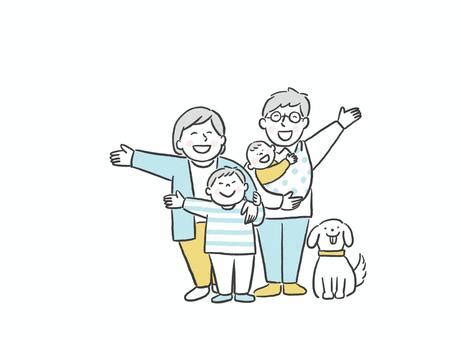 6人家族イラスト No 22723145無料イラストフリー素材ならイラストAC