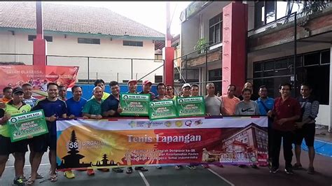 Hut Ke Rsup Sanglah Gelar Lomba Tenis Lapangan Perebutkan Piala