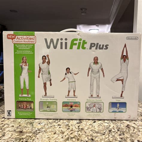 Wii Fit Plus With Balance Board In Box NINTENDO Wii 2009 New