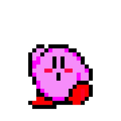 Pixilart 8 Bit Kirby Pixel Art By Supercat1198