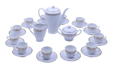 SERWIS kawowy na 12 osób porcelana ĆMIELÓW PRL 13826226369 Allegro pl