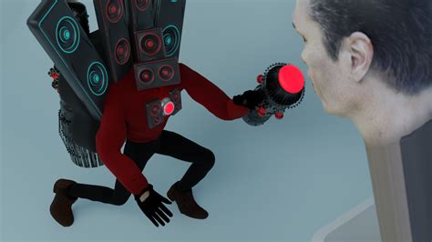 Archivo OBJ Inodoro Skibidi Altavoz Titán Diseño para descargar y
