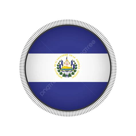 El Salvador Flag Vector El Salvador Flag El Salvador Day PNG And