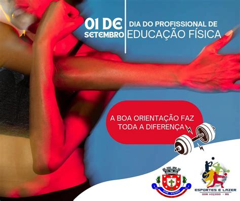 1 de Setembro Dia do Profissional de Educação Física Prefeitura