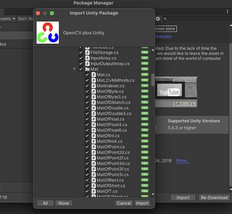 UnityでOpenCV plus Unityを動かす環境構築 blog kwst site