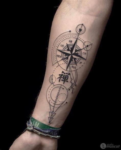 Tatuagem de bússola 70 imagens para se apaixonar