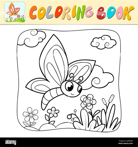Libro para colorear o página para colorear para niños Ilustración