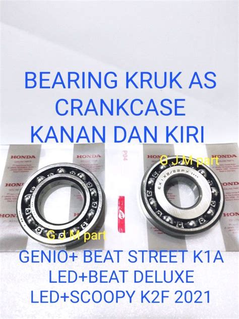 BEARING KRUK AS KLAHER AS BANDUL CRANK SHAFT HONDA GENIO BEAT STREET