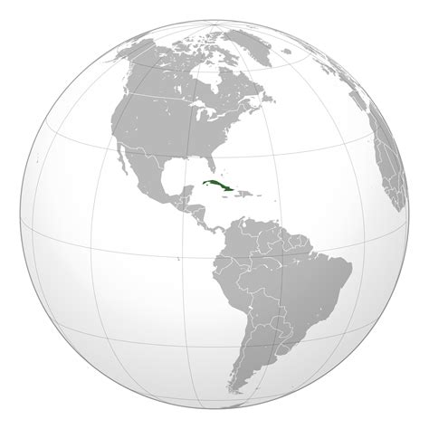 Cuba In The World Map