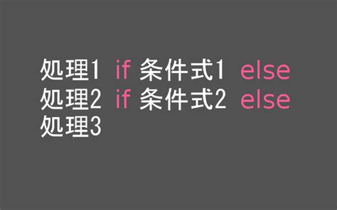 pythonの三項演算子（条件演算子）の書き方