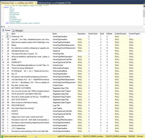 azure sql select query not showing all rows stack overflow