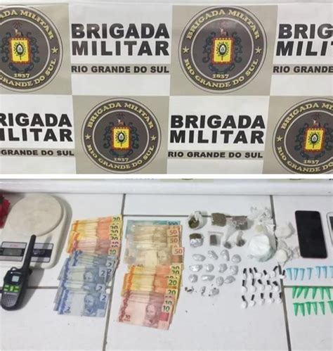 BRIGADA MILITAR PRENDE DOIS HOMENS POR TRÁFICO DE DROGAS EM BALNEÁRIO