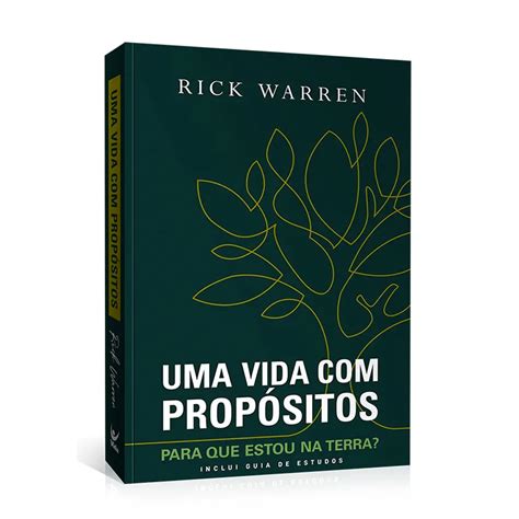 Livro Uma Vida Propósitos Rick Warren Manah Books