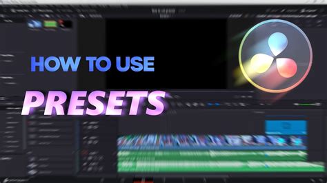 How To USE Project Files And Presets In Davinci Resolve 2021 YouTube
