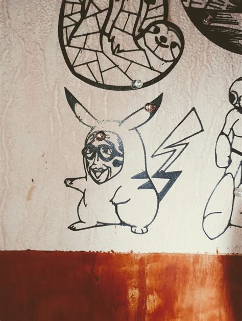 3D Printable Pizaru Kizaru Pikachu One Piece Pokemon 2D Wall Art