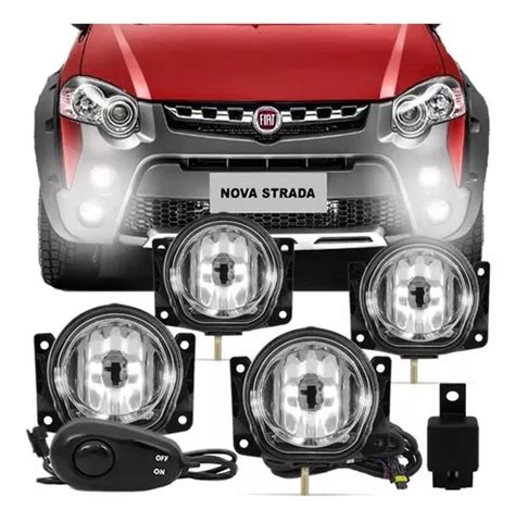 Kit Farol Milha Palio Wekend Lock Adventure Strada Frete grátis