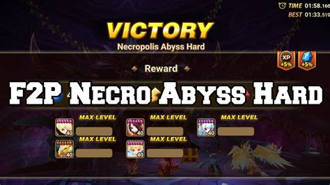 F2P Necro Abyss Hard Summoners War YouTube