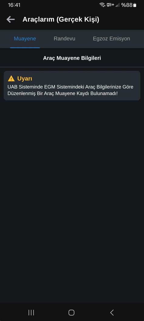 E Devlet Turkiye gov tr te Araç Muayenemi Ve Egzoz Muayene Tarihimi