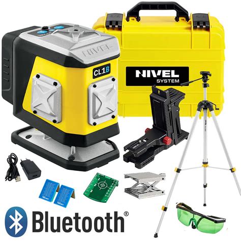 Laser krzyżowy niebieski 1x360 Nivel System CL1B statyw SJJ M1 EX