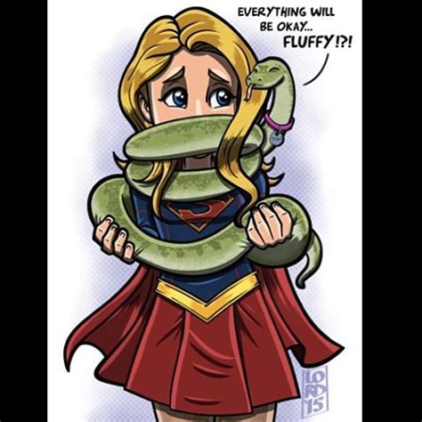Lordmesa Art Fluffy Inspired By Last Nights Supergirl Tv