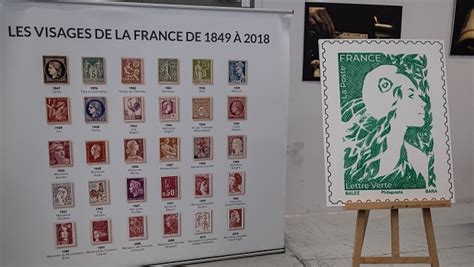 La Poste le nouveau visage de la Marianne sur les timbres dévoilés