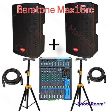 Jual Baretone Max15RC Paket ISTIMEWA SOUND SYSTEM OUTDOOR INDOOR
