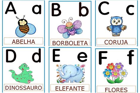 Alfabeto Ilustrativo Para Imprimir RETOEDU