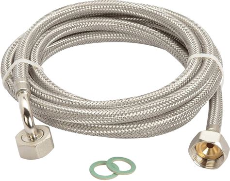 Tuyau de machine à laver 1 5 m 5 m acier inoxydable DN8 tuyau de