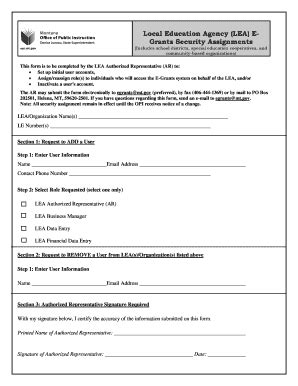 Fillable Online Opi Mt E Grants Security Form Opi Mt Fax Email Print