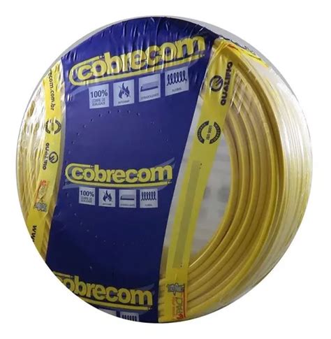 Fio Cabo El Trico Flex Vel Mm Rolo C M Cobrecom Parcelamento
