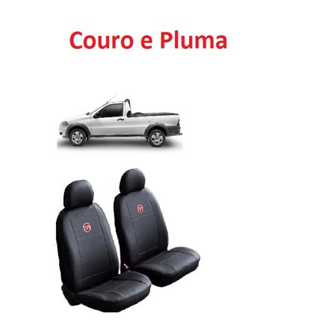 Capas Para Banco De Carros Automotivos Fiat Strada Cabine Simples Couro
