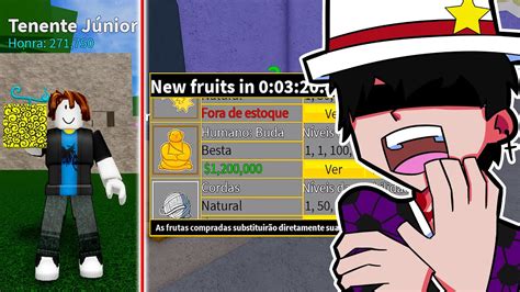 COMO ASSIM PEGUEI As 2 MELHORES FRUTAS Para FARMAR No BLOX FRUITS