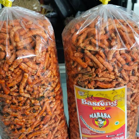 Jual Basreng Stik Daun Jeruk 2 Kg Baso Goreng Kriuk Enak Gurih