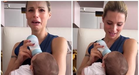 Michelle Hunziker In Lacrime Mentre Allatta Cesare Aurora Ramazzotti