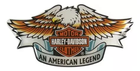 Adesivo Emblema Compat Vel Harley Davidson Legend D Rs Cor Harley